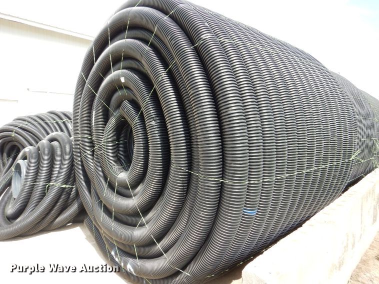 Approximately 2,000' of 5" drain tile in Luzerne, IA | Item MF9075 sold ...