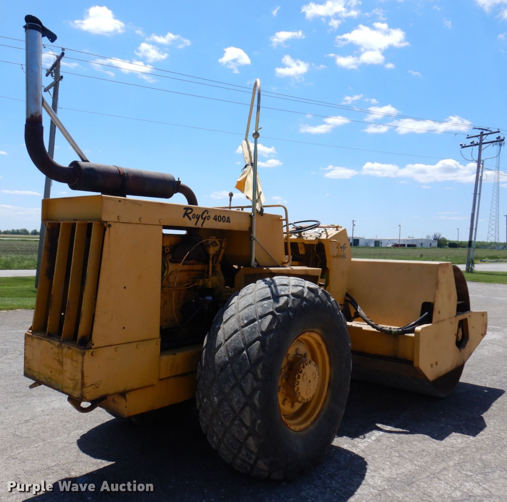 Raygo 400A single drum vibratory roller in Oakland, IL | Item DL3755 ...