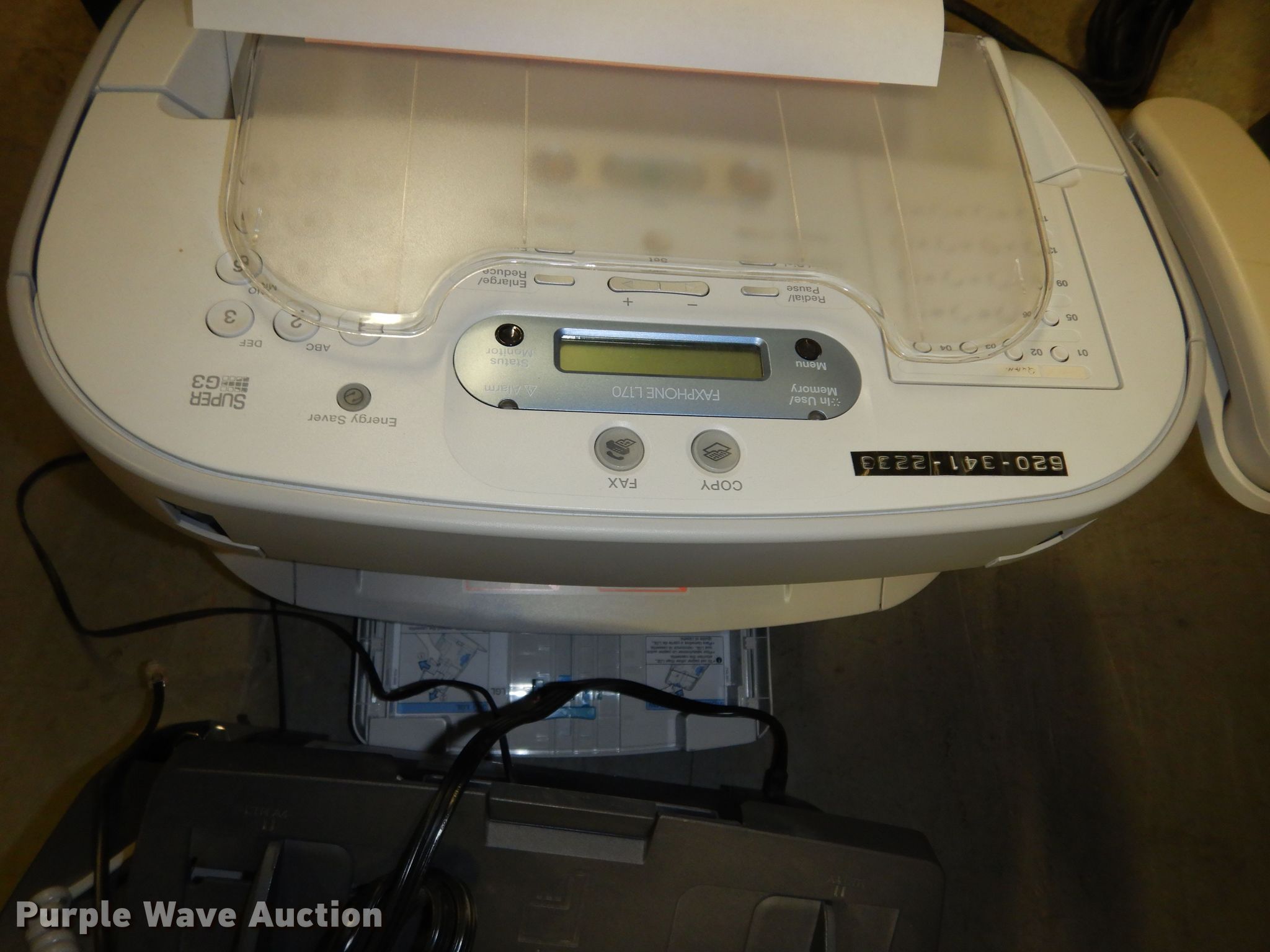 (2) fax machines in Emporia, KS | Item MD9087 sold | Purple Wave