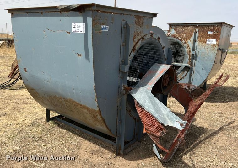 Twin City Fan & Blower Co BAF-DWDI CL2 centrifugal fan in Hereford, TX ...