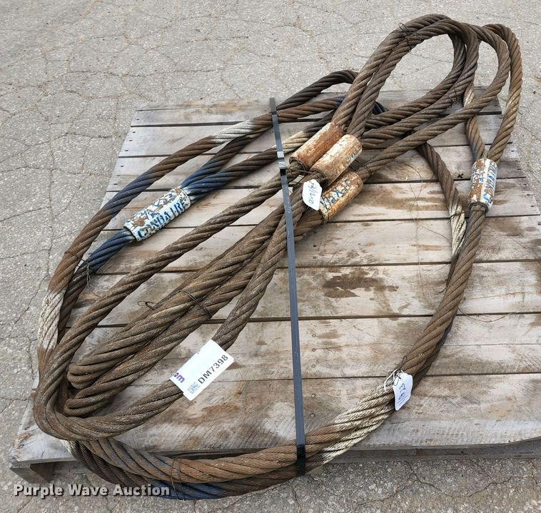 (3) rigging cables in Bridgeton, MO | Item DM7398 sold | Purple Wave