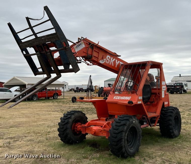 Koehring 5522 telehandler in Hugoton, KS | Item DR1502 sold | Purple Wave