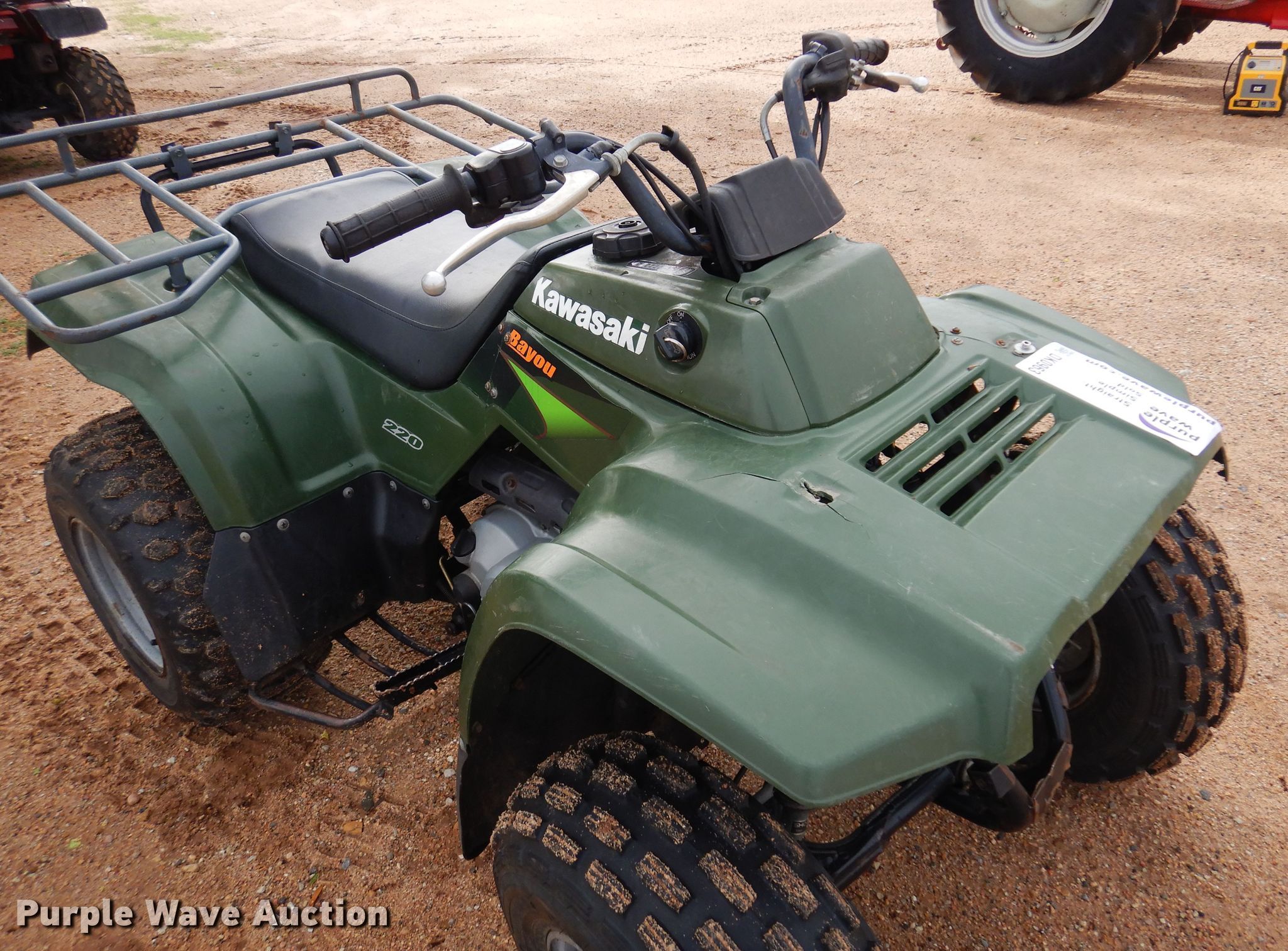 2000 Kawasaki Bayou 220 ATV in Murdock, KS | Item DK0963 sold | Purple Wave