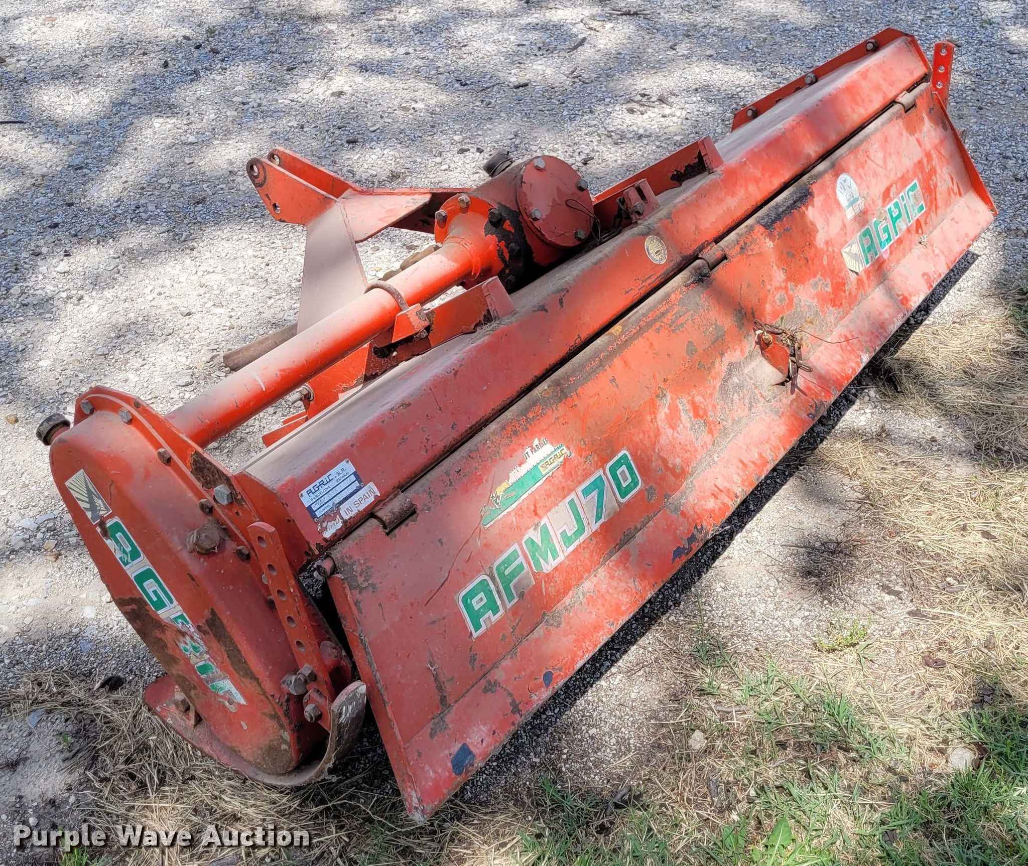 Agric AFMJ70 rototiller in Winfield, KS | Item FC9127 sold | Purple Wave