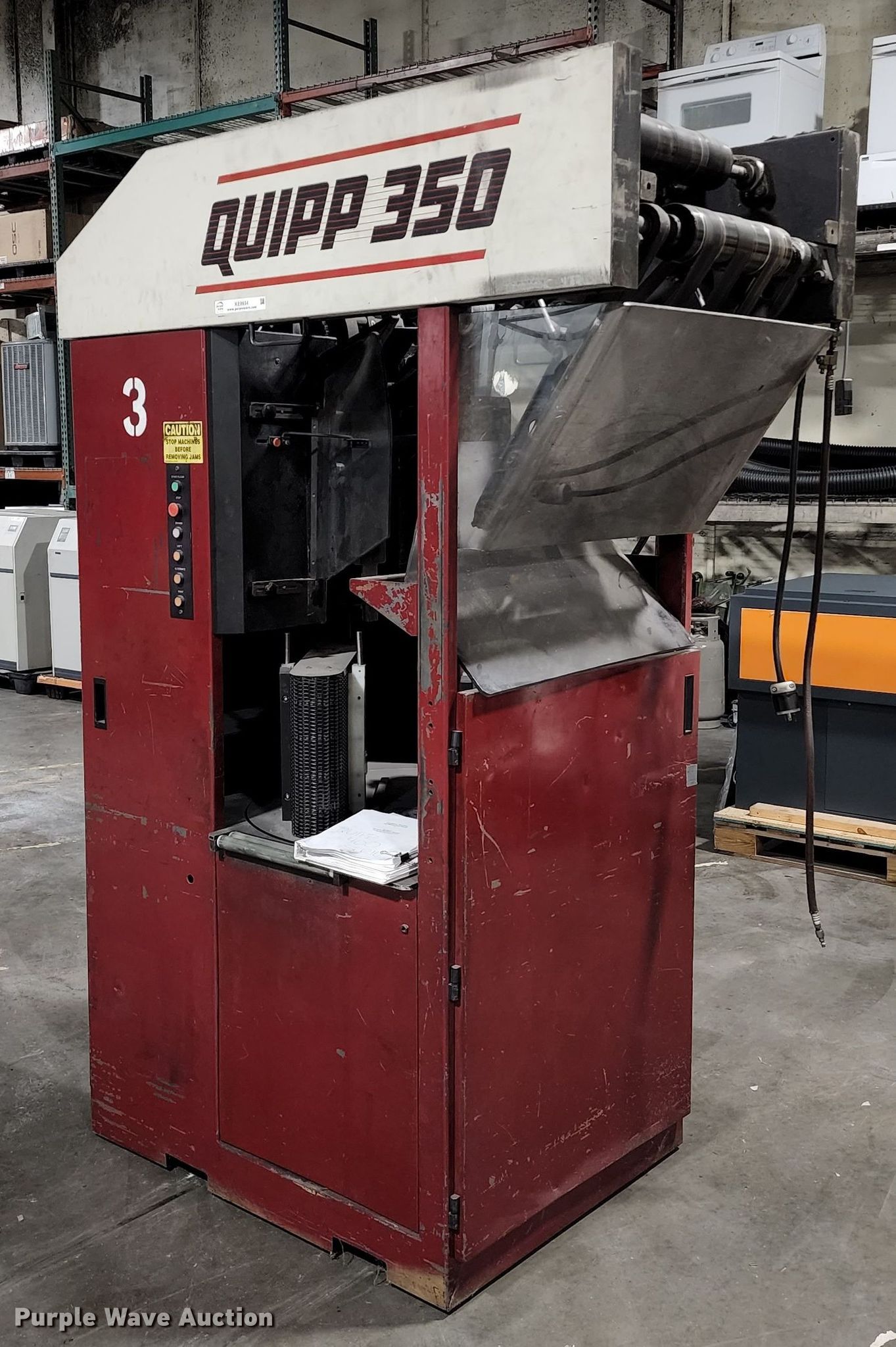 Quipp 350 newspaper stacker in Independence, MO | Item KE9934 sold ...