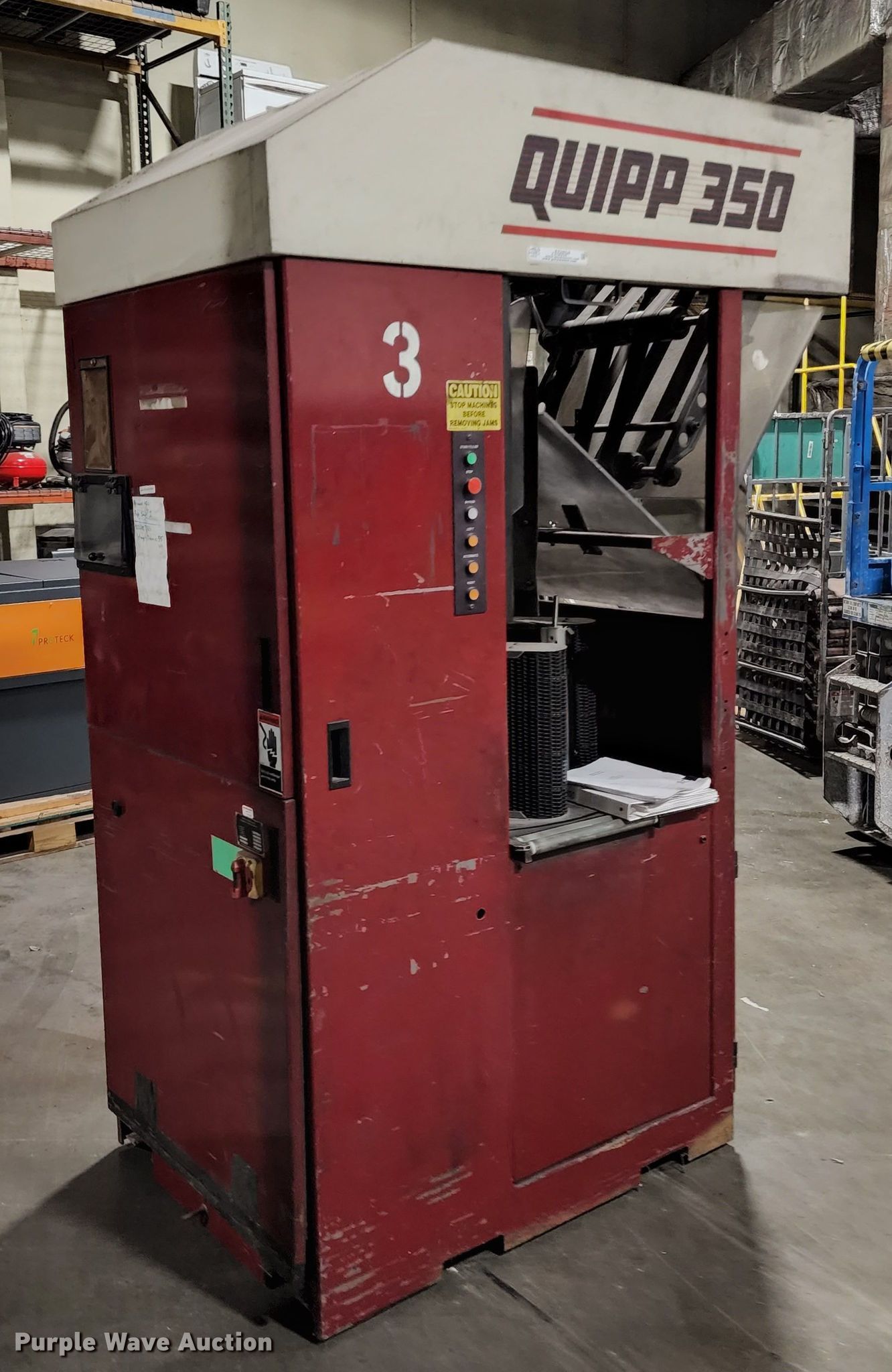 Quipp 350 newspaper stacker in Independence, MO | Item KE9934 sold ...