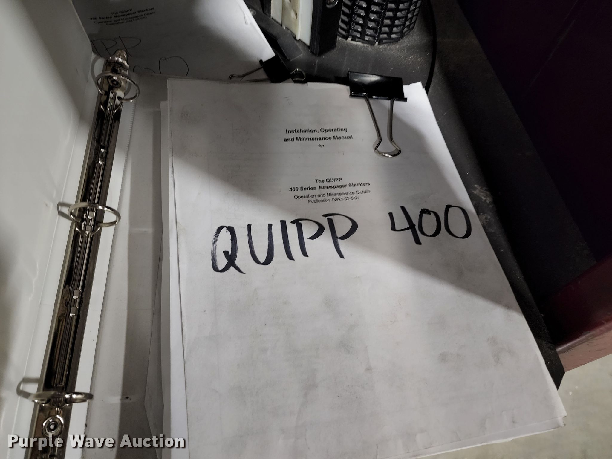 Quipp 350 newspaper stacker in Independence, MO | Item KE9934 sold ...