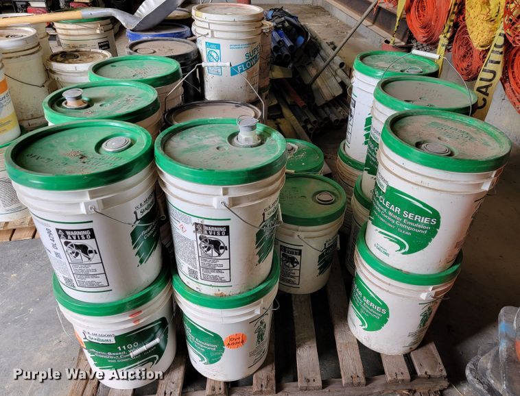 (18) five gallon buckets of SealTight 1100-Clear Series concrete curing ...