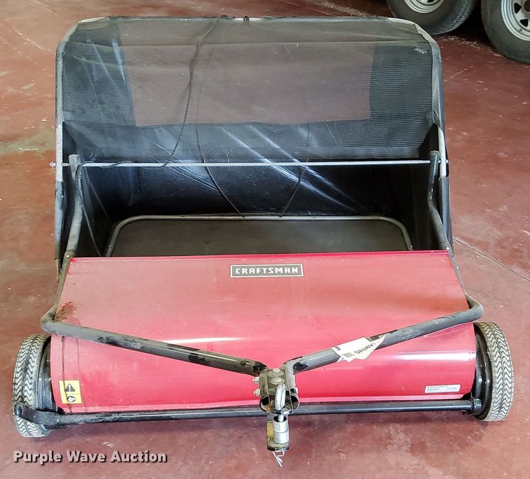 Craftsman lawn sweeper in Manhattan, KS | Item DR0897 sold | Purple Wave