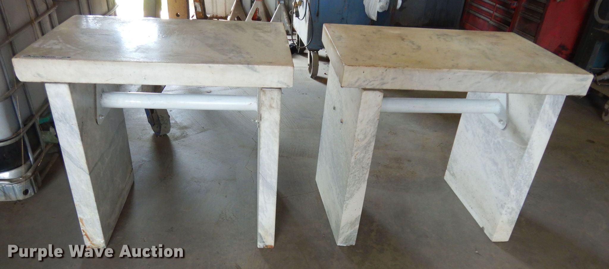 (2) marble anti-vibration tables in Topeka, KS | Item MD9200 sold ...