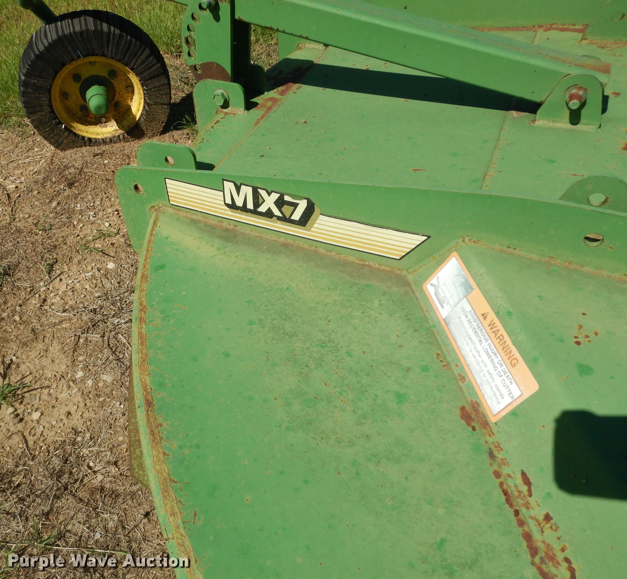 John Deere MX7 rotary mower in Lincoln, KS | Item MD9281 sold | Purple Wave