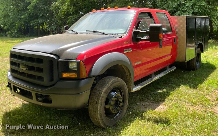 2007 Ford F550 Super Duty XL Crew Cab utility / service truck in ...