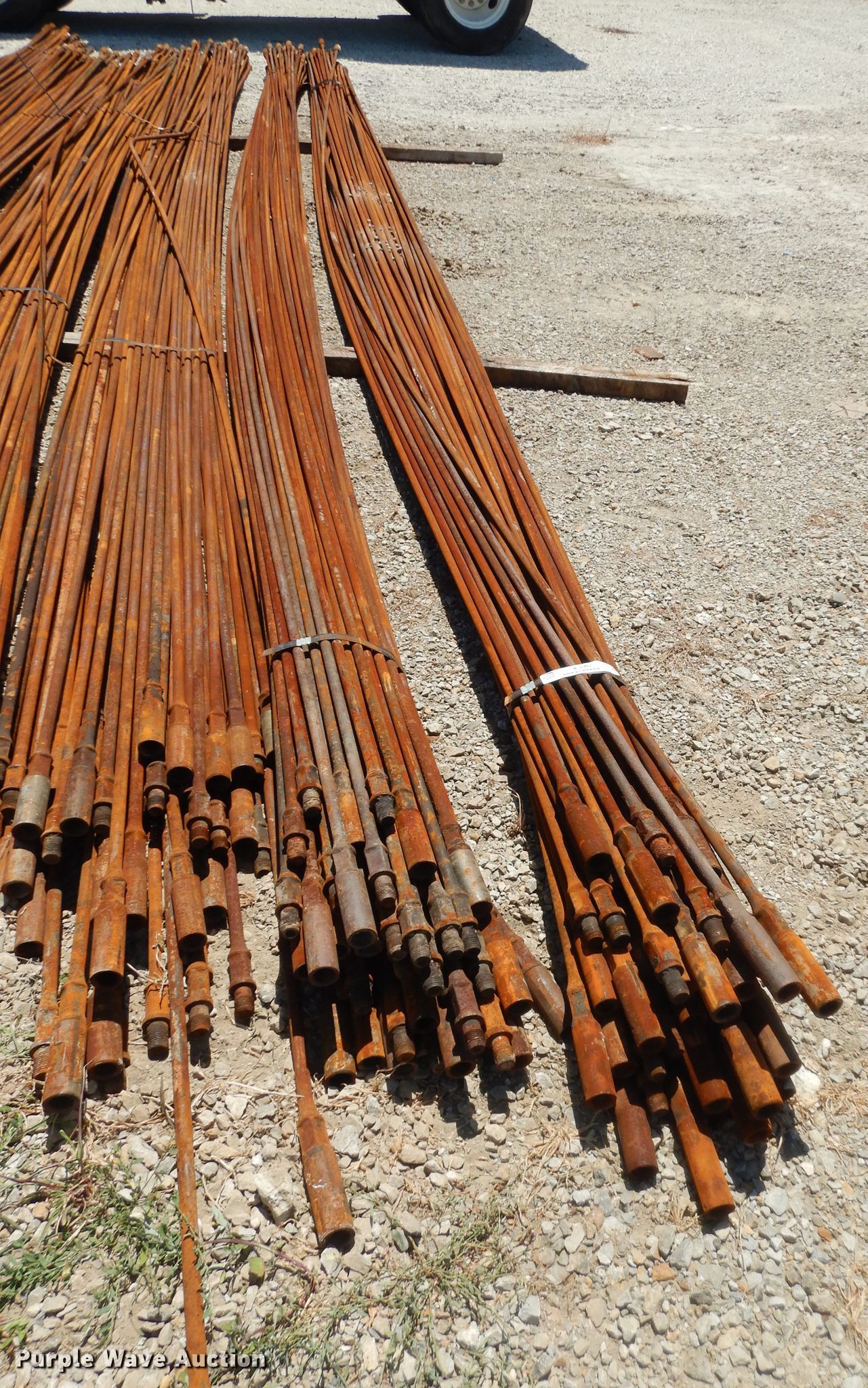 (150) sucker rods in Hoyt, KS | Item KS9673 sold | Purple Wave