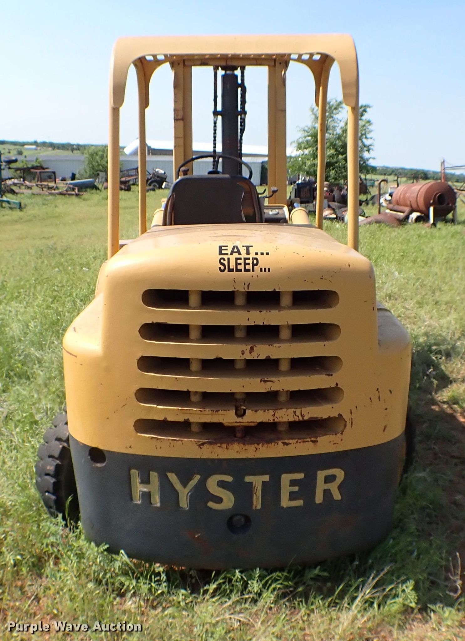 Hyster H80C forklift in Ninnekah, OK | Item MF9404 sold | Purple Wave