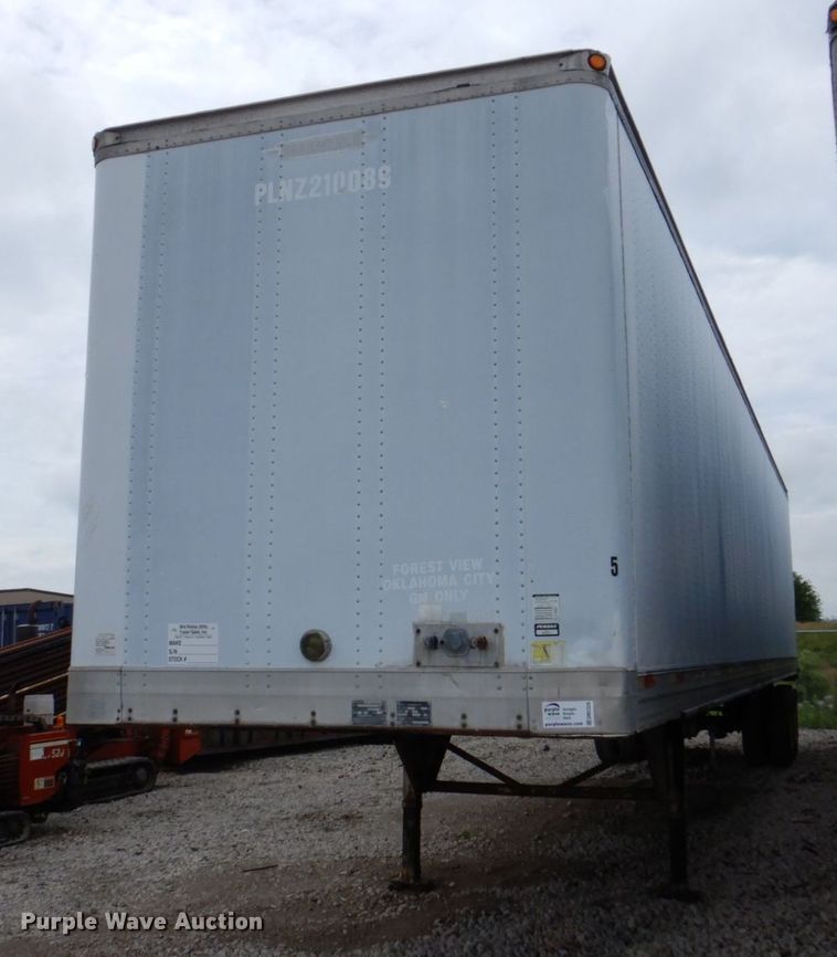 1998 Trailmobile Inc. 01AA-1UAL dry van trailer in Crescent, IA | Item ...