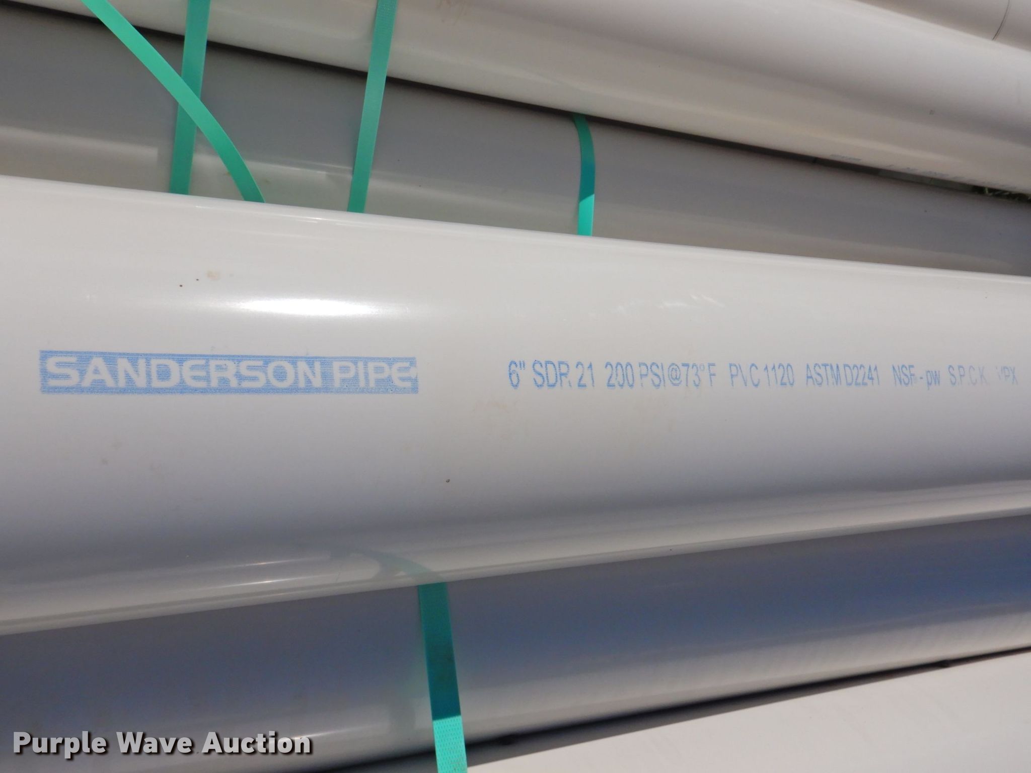 Approximately 48 pieces Sanderson SDR21 PVC pipe in Paola, KS | Item ...