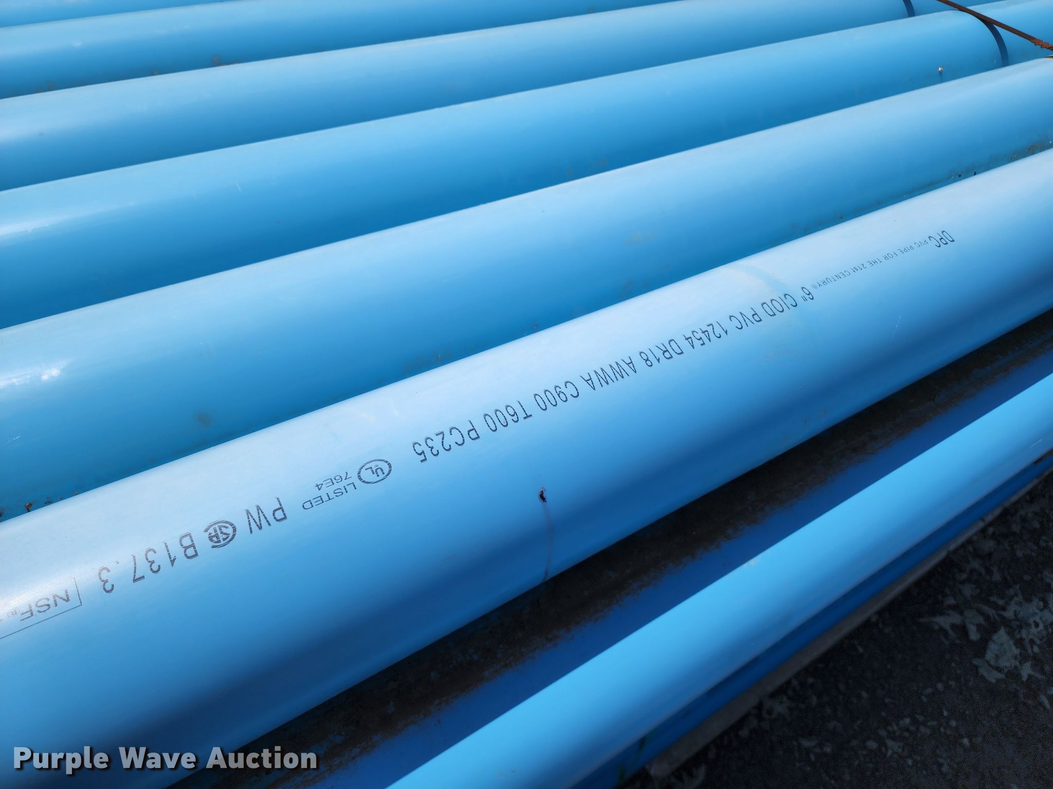 (49) Sanderson C900 DR18 PVC pipes in Belton, MO | Item JA9886 sold ...