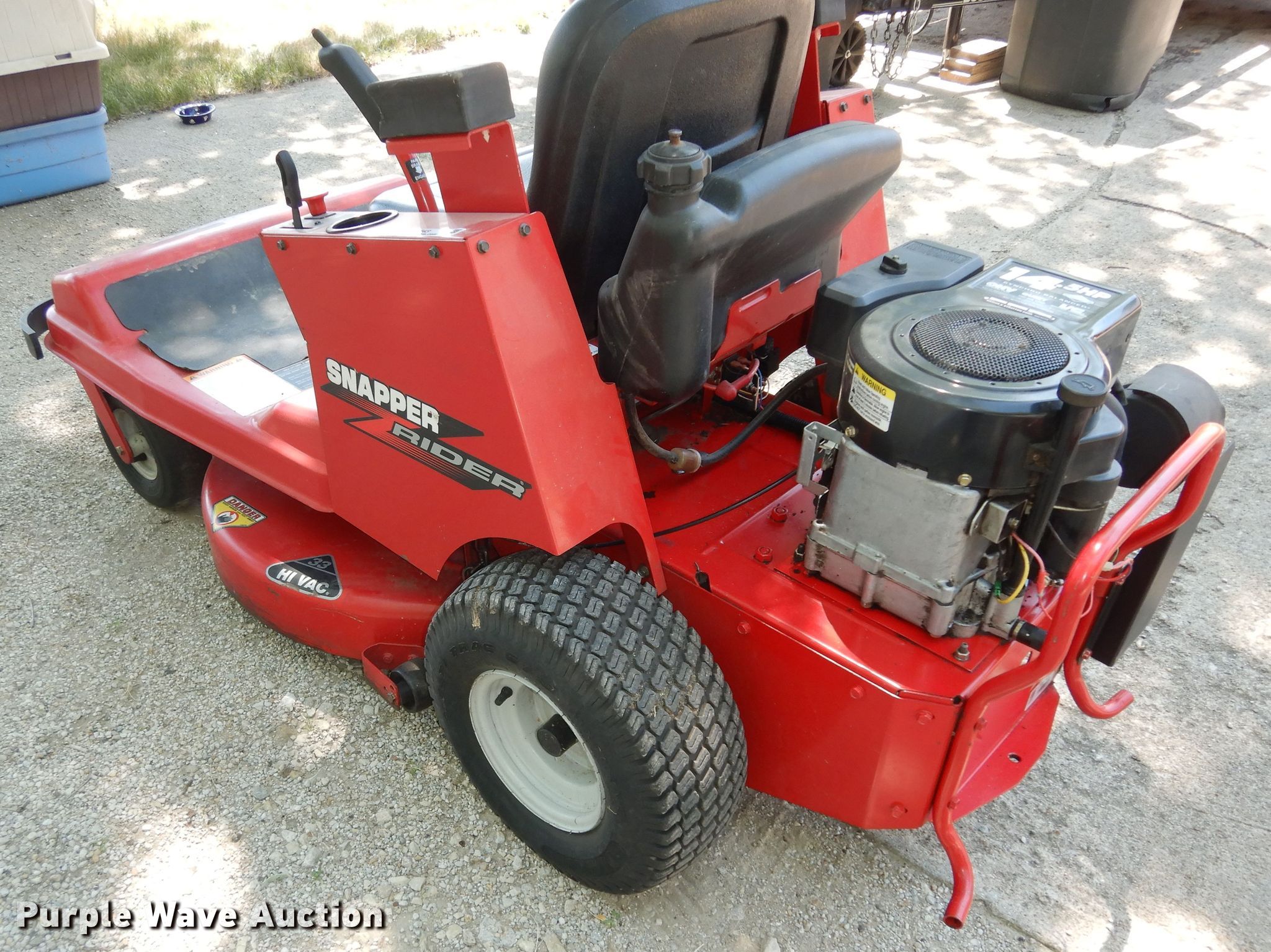 2003 Snapper Yard Cruiser ZTR lawn mower in Westmoreland, KS | Item ...