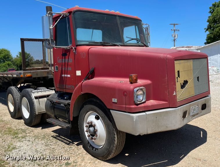 1993 White GMC WG semi truck in Highlandville, MO | Item LF9097 sold ...