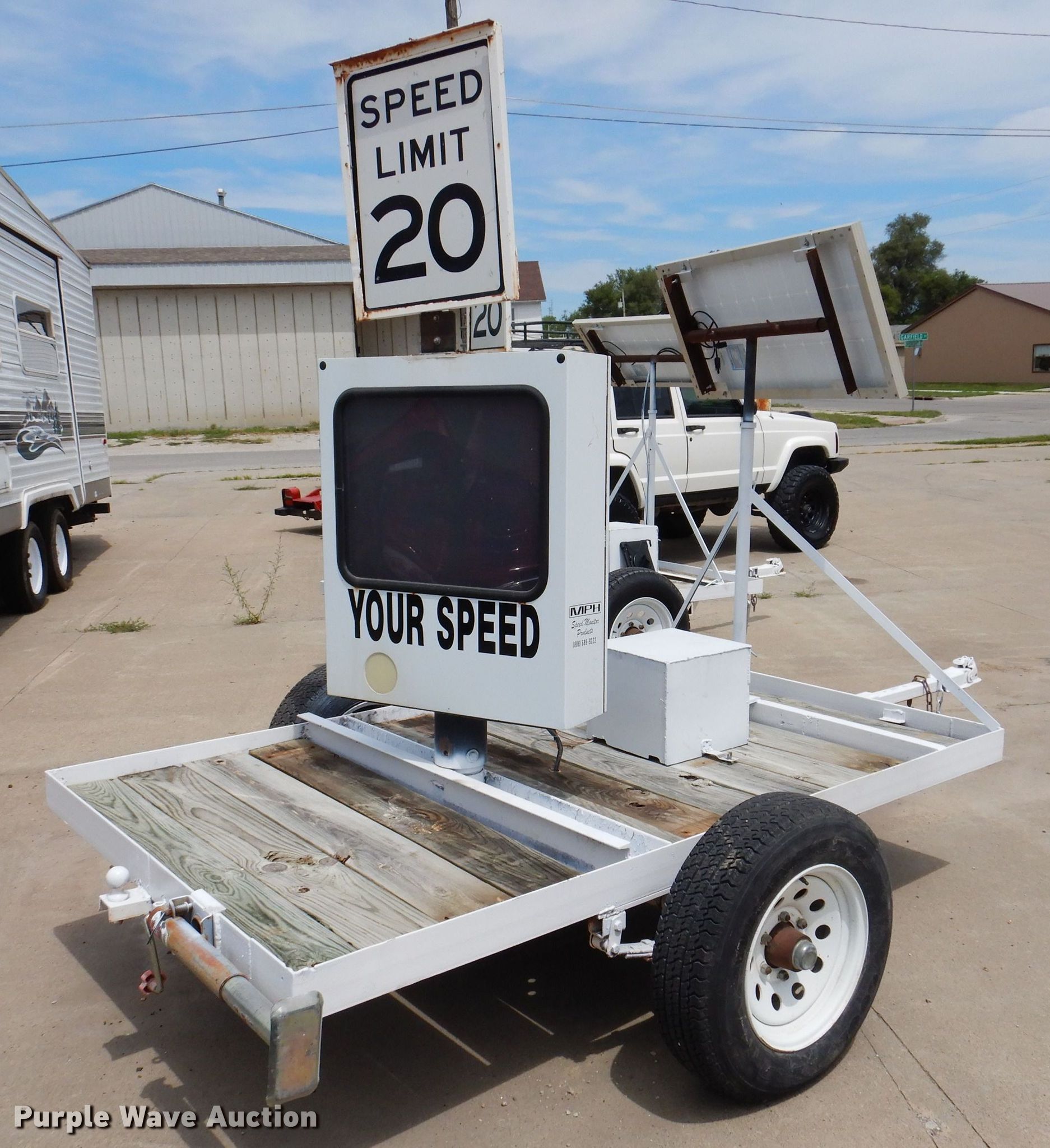 Hammond radar trailer in Ottumwa, IA | Item KP9492 sold | Purple Wave