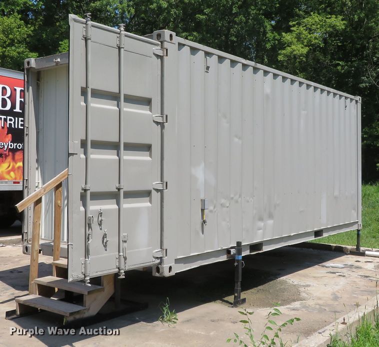 Shop built portable restroom shipping container in Cape Girardeau, MO ...