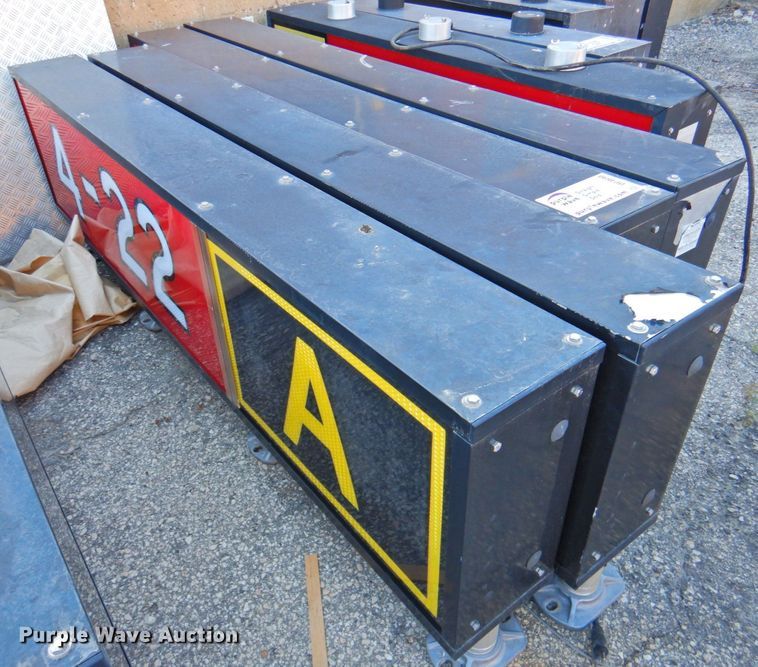 (4) ADB Safegate runway signs in Gardner, KS | Item DP4690 sold ...