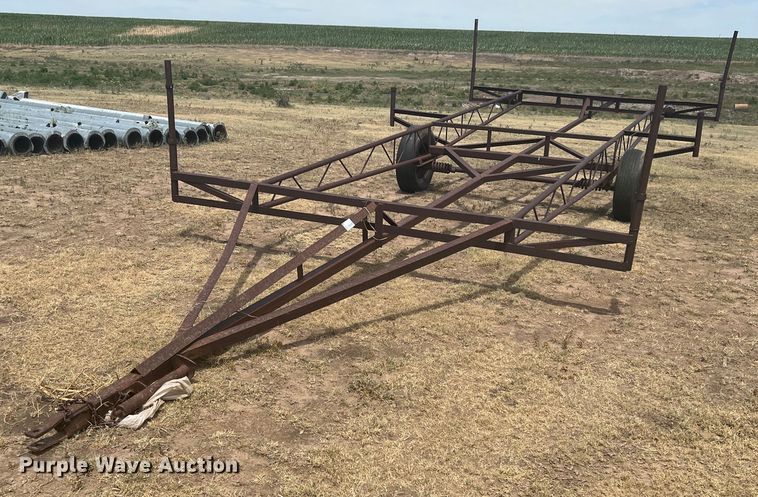Shop built irrigation pipe trailer in Copeland, KS | Item DS8420 sold ...