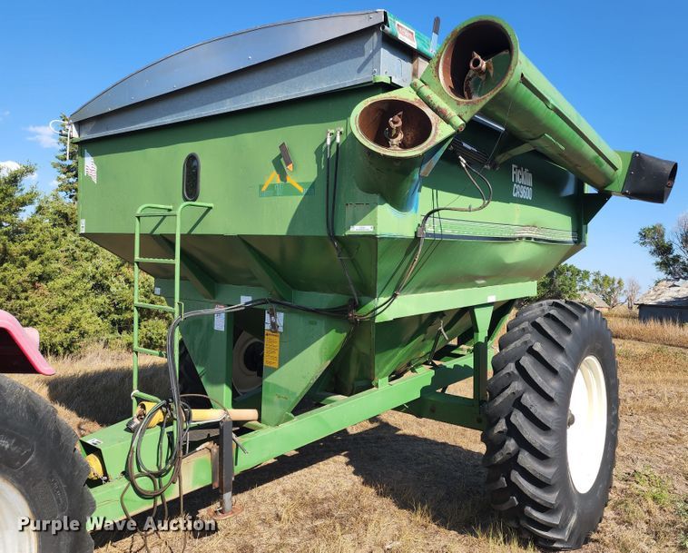 Ficklin CA9600 grain cart in Collyer, KS | Item KC9461 sold | Purple Wave