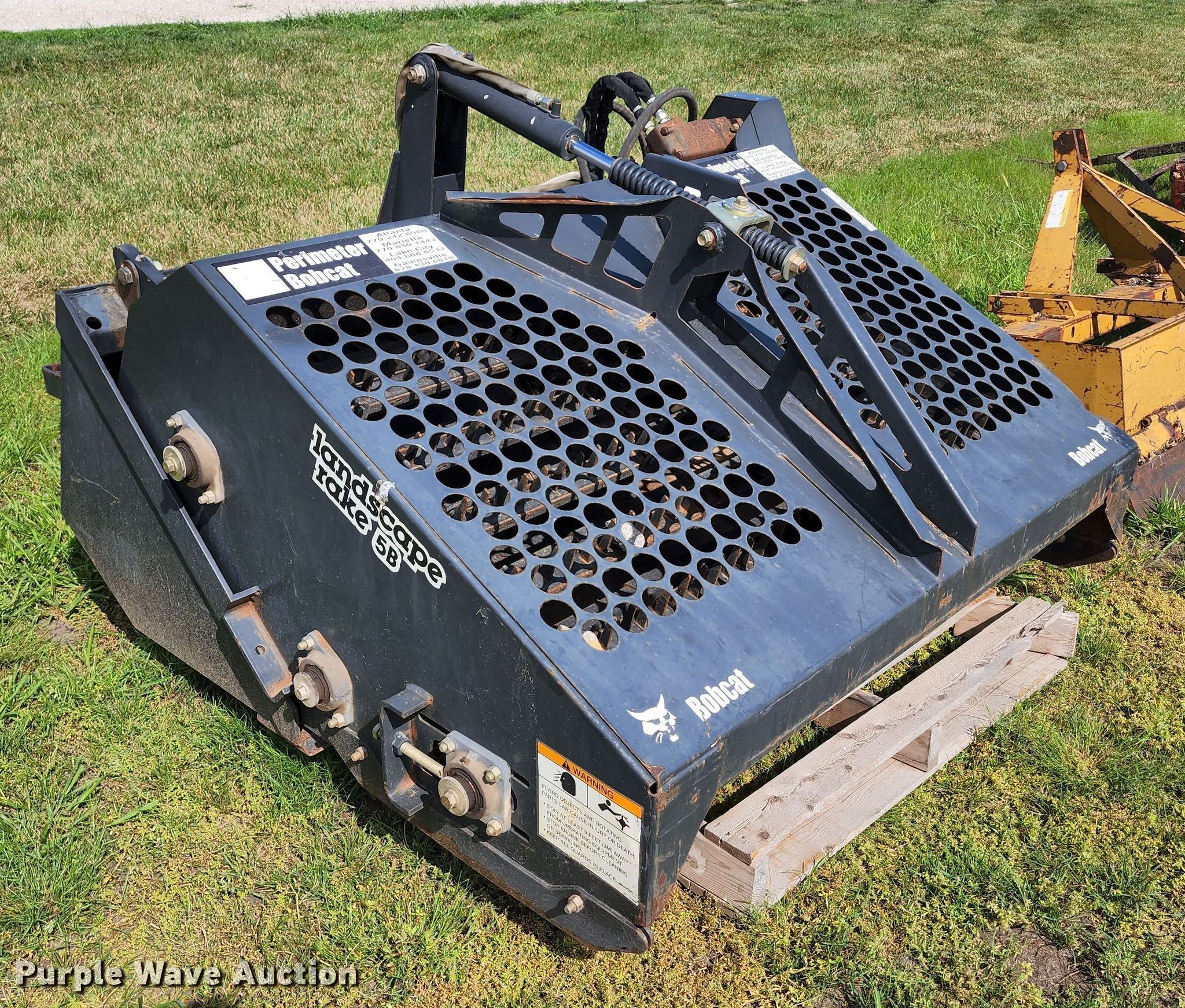 Bobcat LR-5B 60"W skid steer landscape rake in Pleasant Hill, MO | Item ...