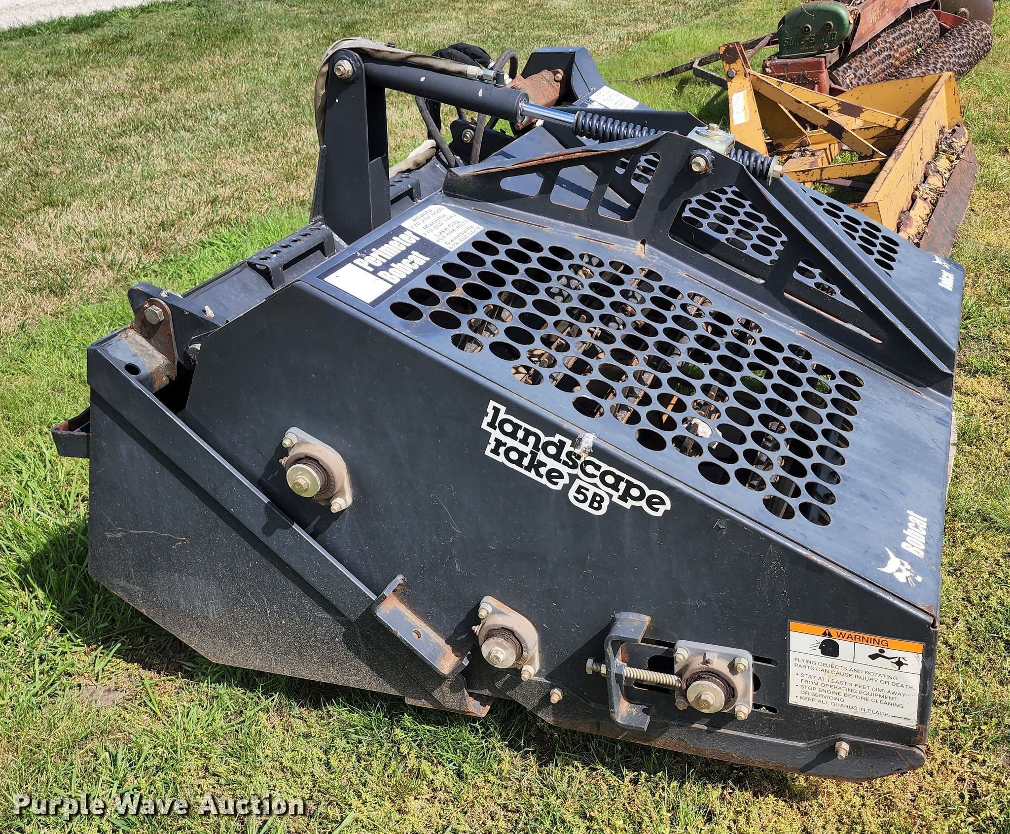 Bobcat LR-5B 60"W skid steer landscape rake in Pleasant Hill, MO | Item ...