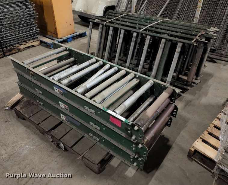 (9) roller conveyors in Kansas City, MO | Item KH9409 sold | Purple Wave