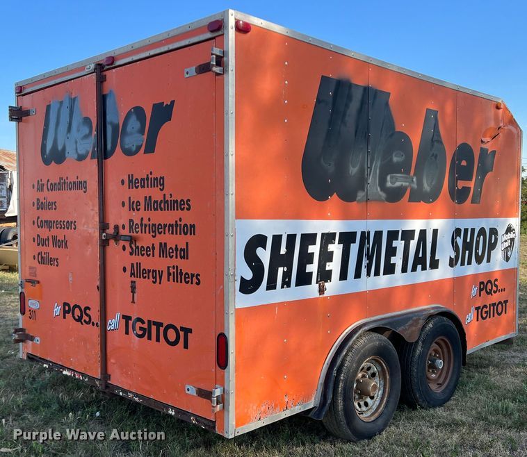1999 Beck enclosed cargo trailer in Spearville, KS | Item LI9429 sold ...