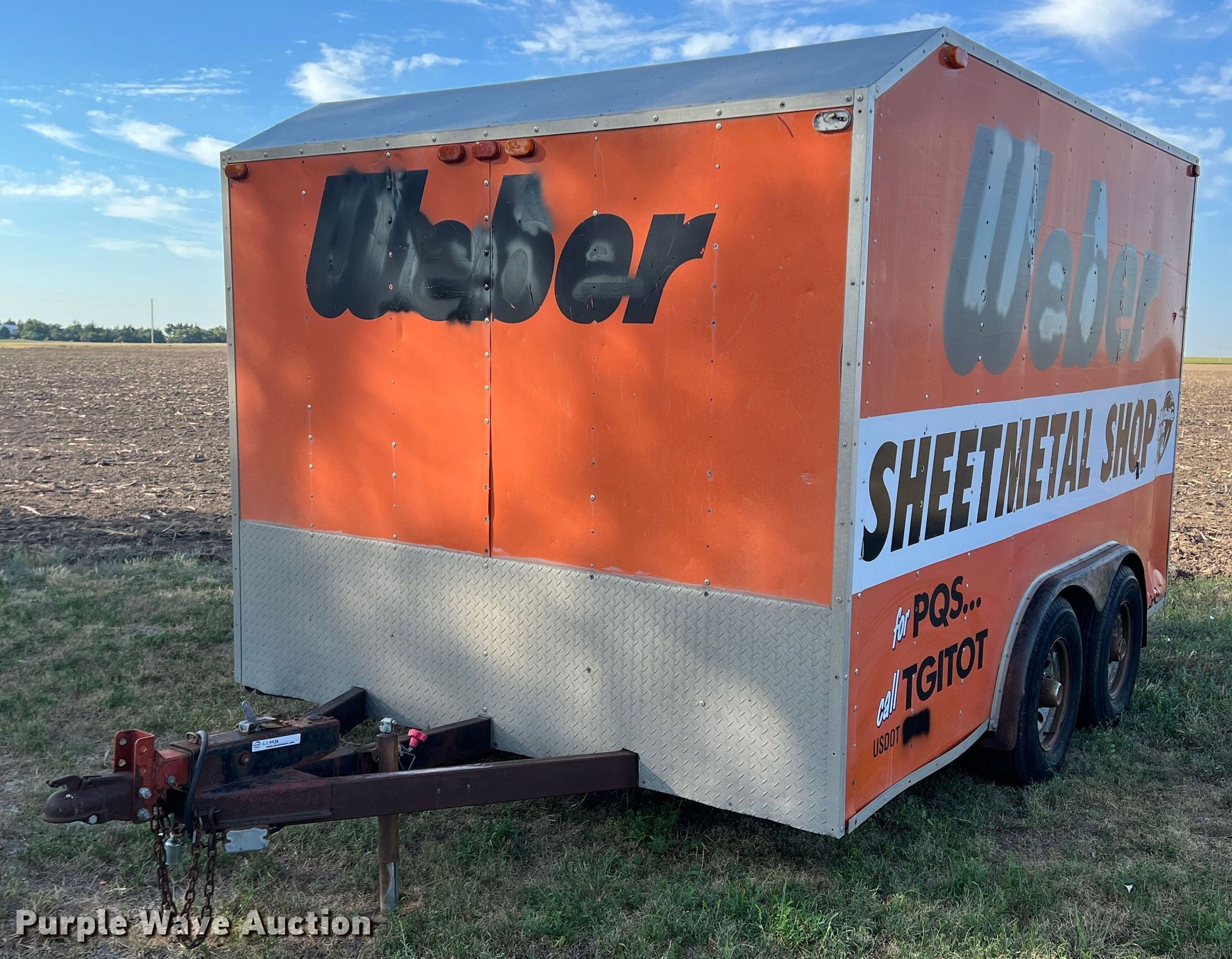 1999 Beck enclosed cargo trailer in Spearville, KS | Item LI9429 sold ...
