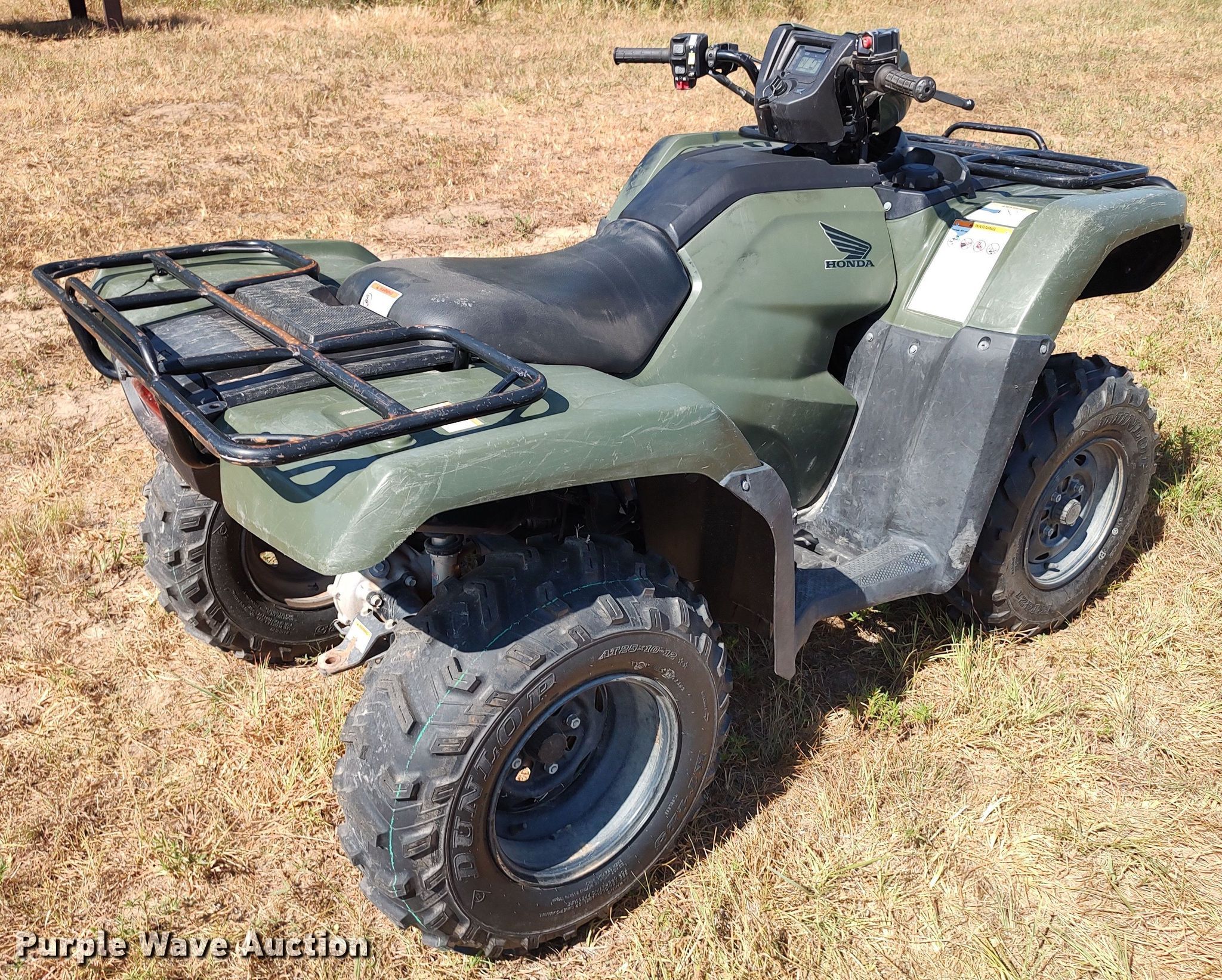 2015 Honda TRX500 ATV in Seminole, OK | Item LK9108 sold | Purple Wave