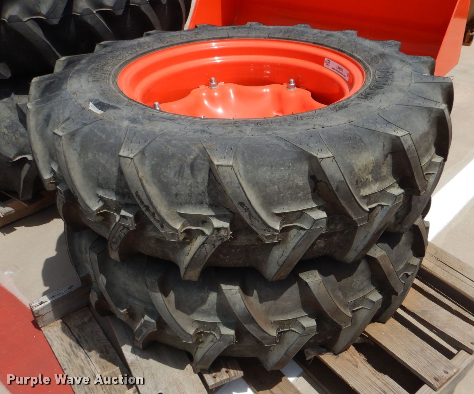 (2) Titan 12.4R24 tractor tires and wheels in Grapevine, TX | Item ...
