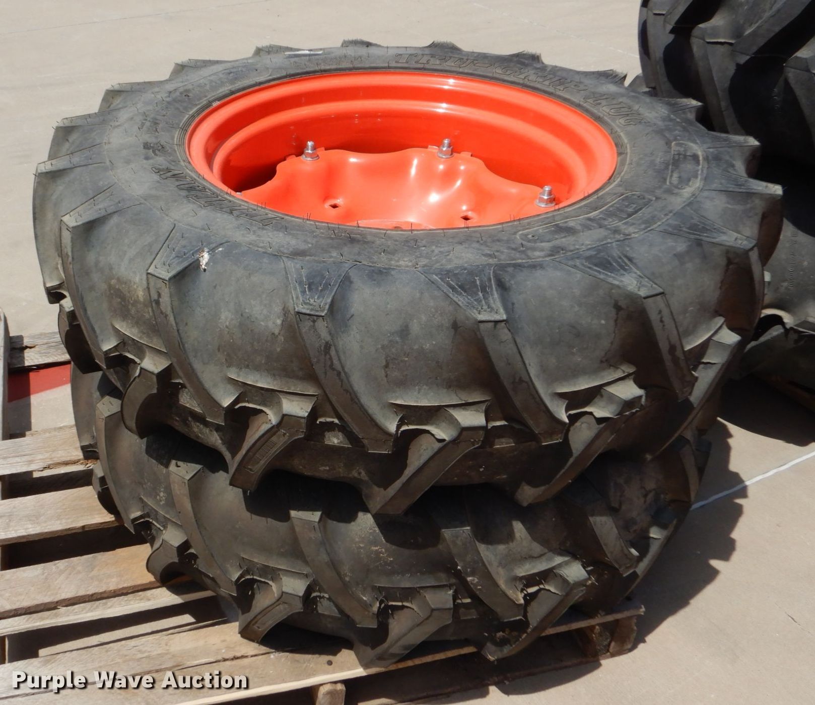 (2) Titan 12.4R24 tractor tires and wheels in Grapevine, TX | Item ...