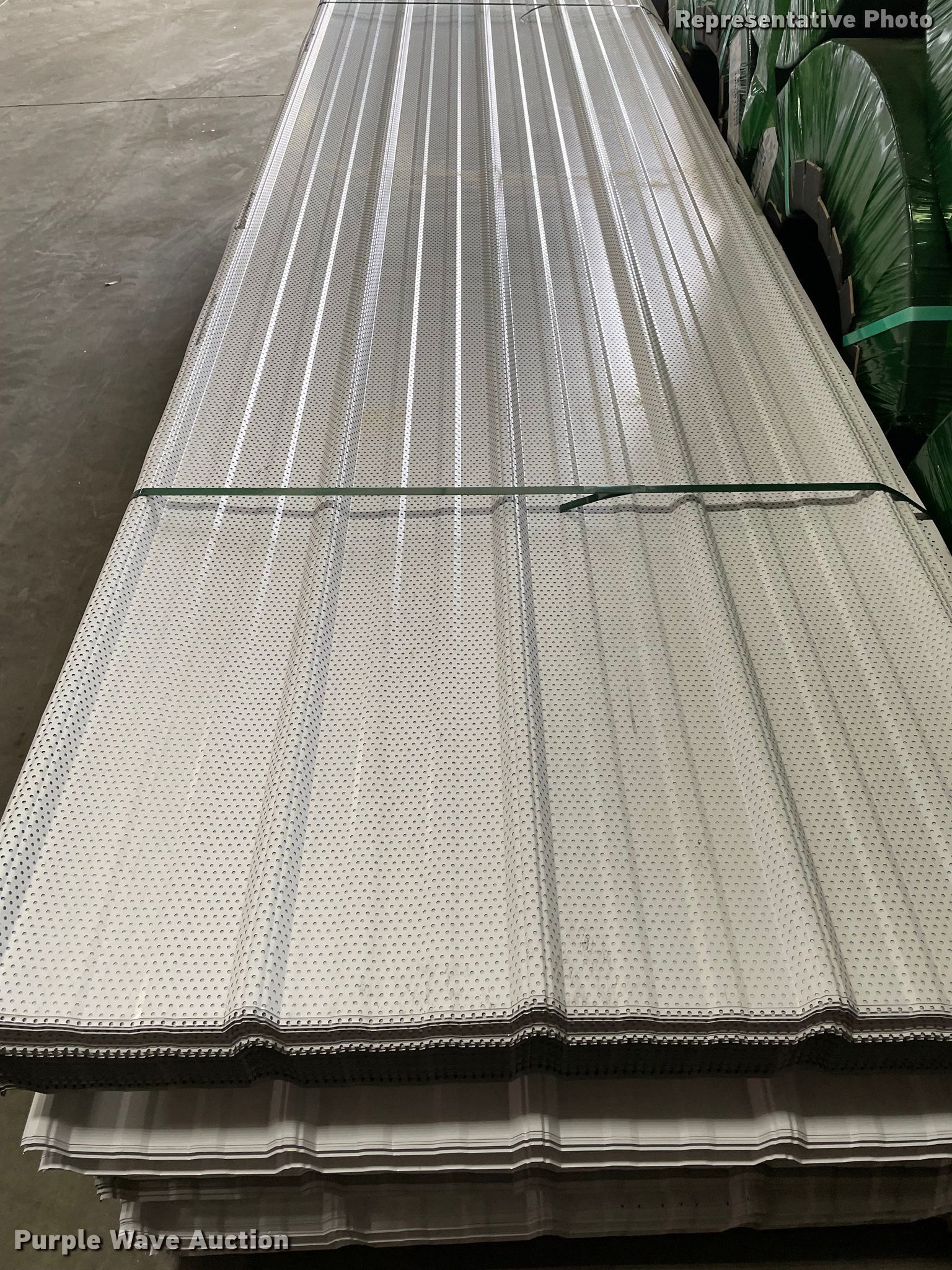 (85) sheets of perforated metal siding/roofing in Fullerton, ND | Item ...