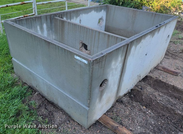 Pre-cast concrete interceptor pit in Sioux Falls, SD | Item JC9661 sold ...