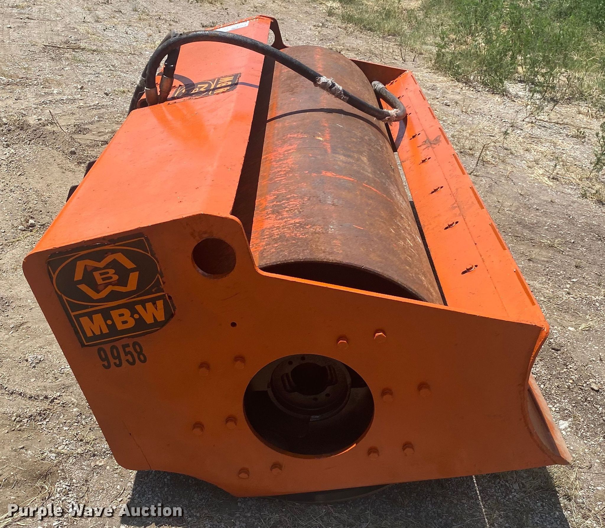 MBW 9958 skid steer roller in Bixby, OK | Item DK6396 sold | Purple Wave