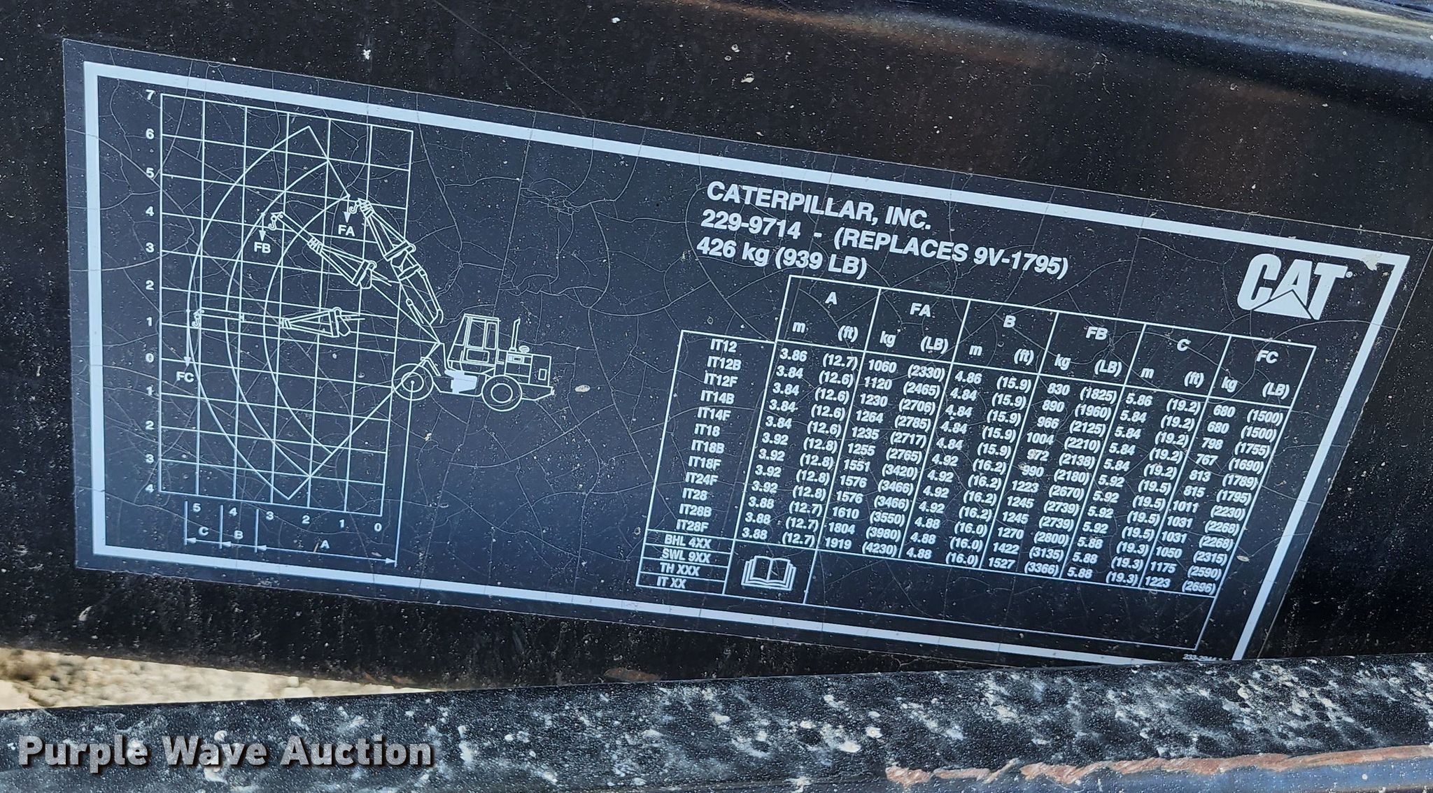 Caterpillar 229-9714 truss boom in Kansas City, MO | Item JB9095 sold ...