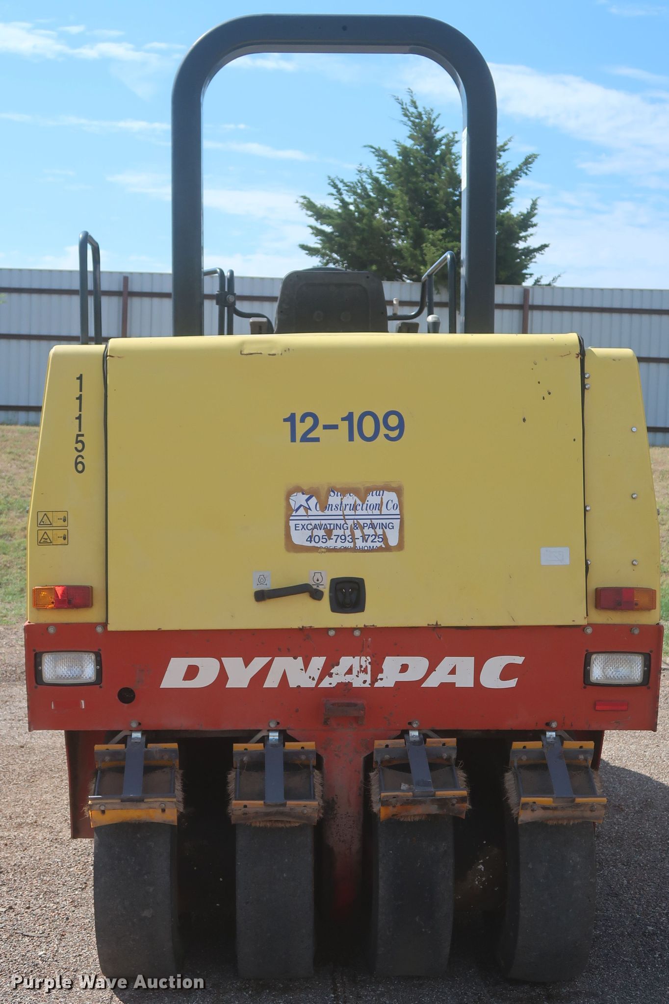 Dynapac CP142 pneumatic roller in Moore, OK | Item LK9168 sold | Purple ...