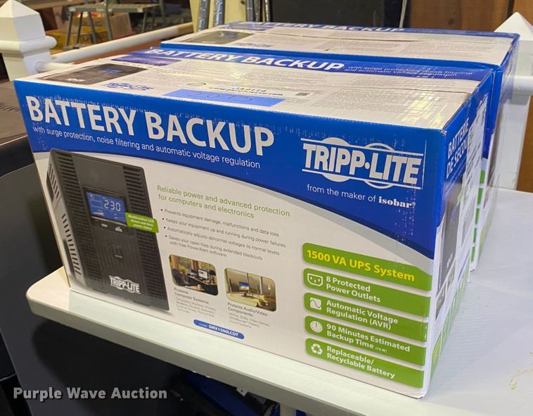 (2) Tripp-Lite SMX1500LCDT battery backups in Tulsa, OK | Item JA9114 ...
