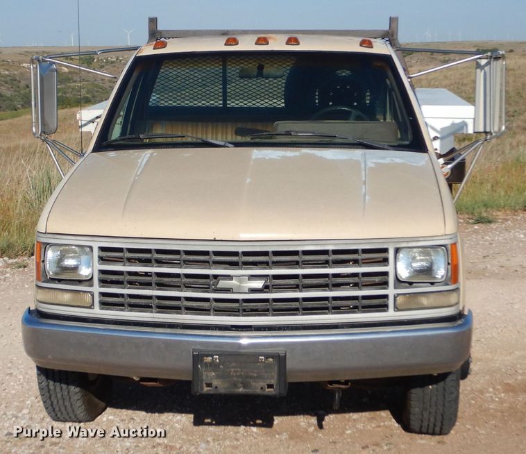1991 Chevrolet Cheyenne C3500 dump bed pickup truck in Ford, KS | Item ...