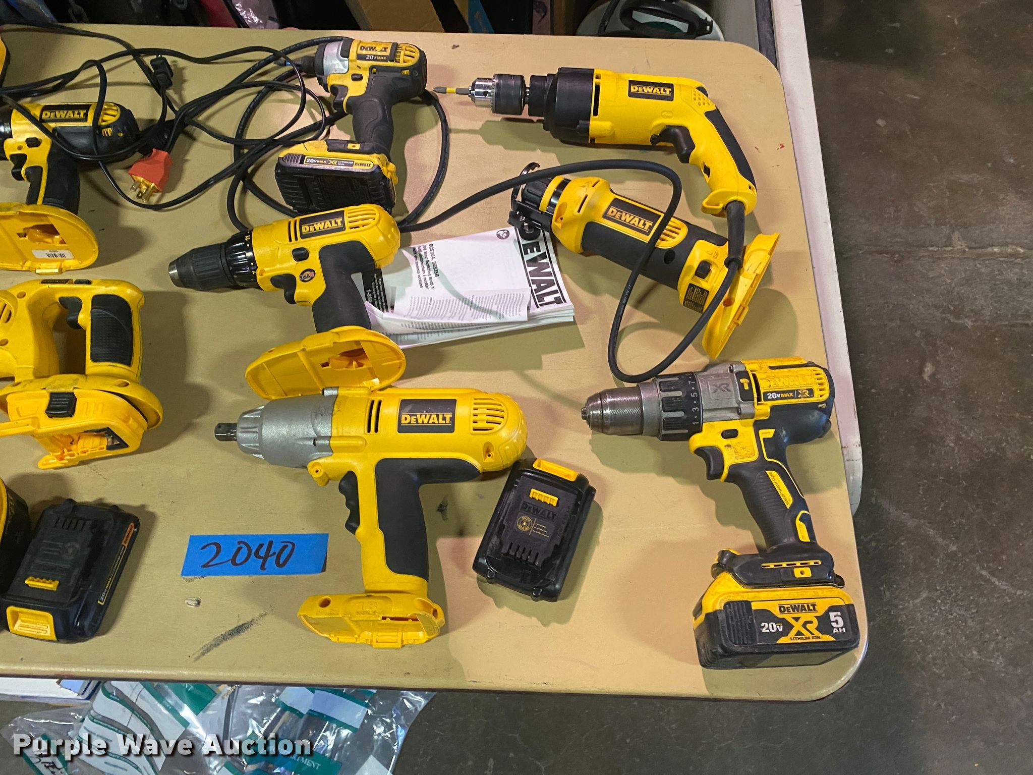 DeWalt tools in Tulsa, OK | Item JA9128 sold | Purple Wave