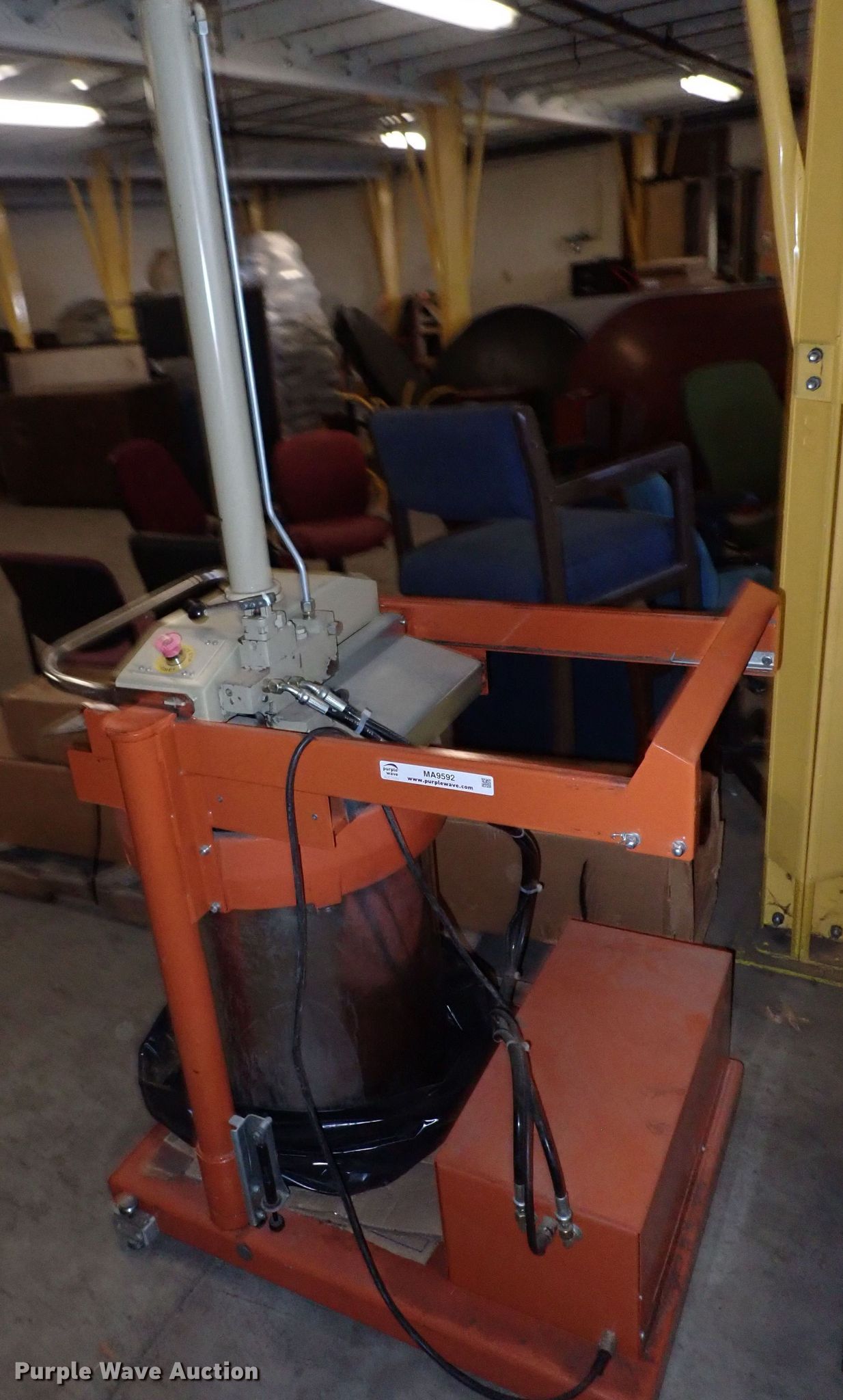 Orwak 5030-B trash compactor in Wichita, KS | Item MA9592 sold | Purple ...