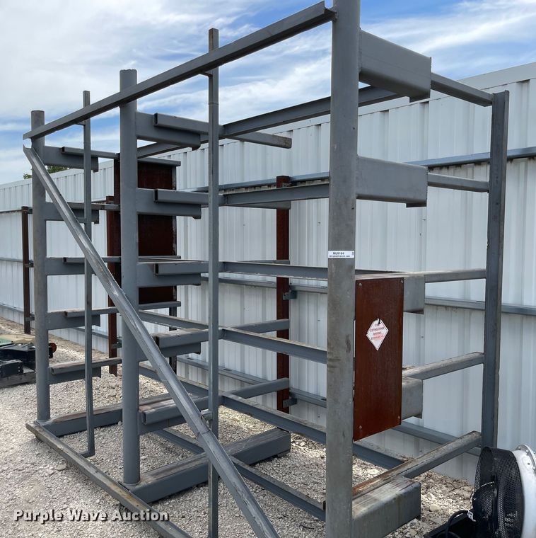 Steel shelf in Assaria, KS | Item MU9184 sold | Purple Wave