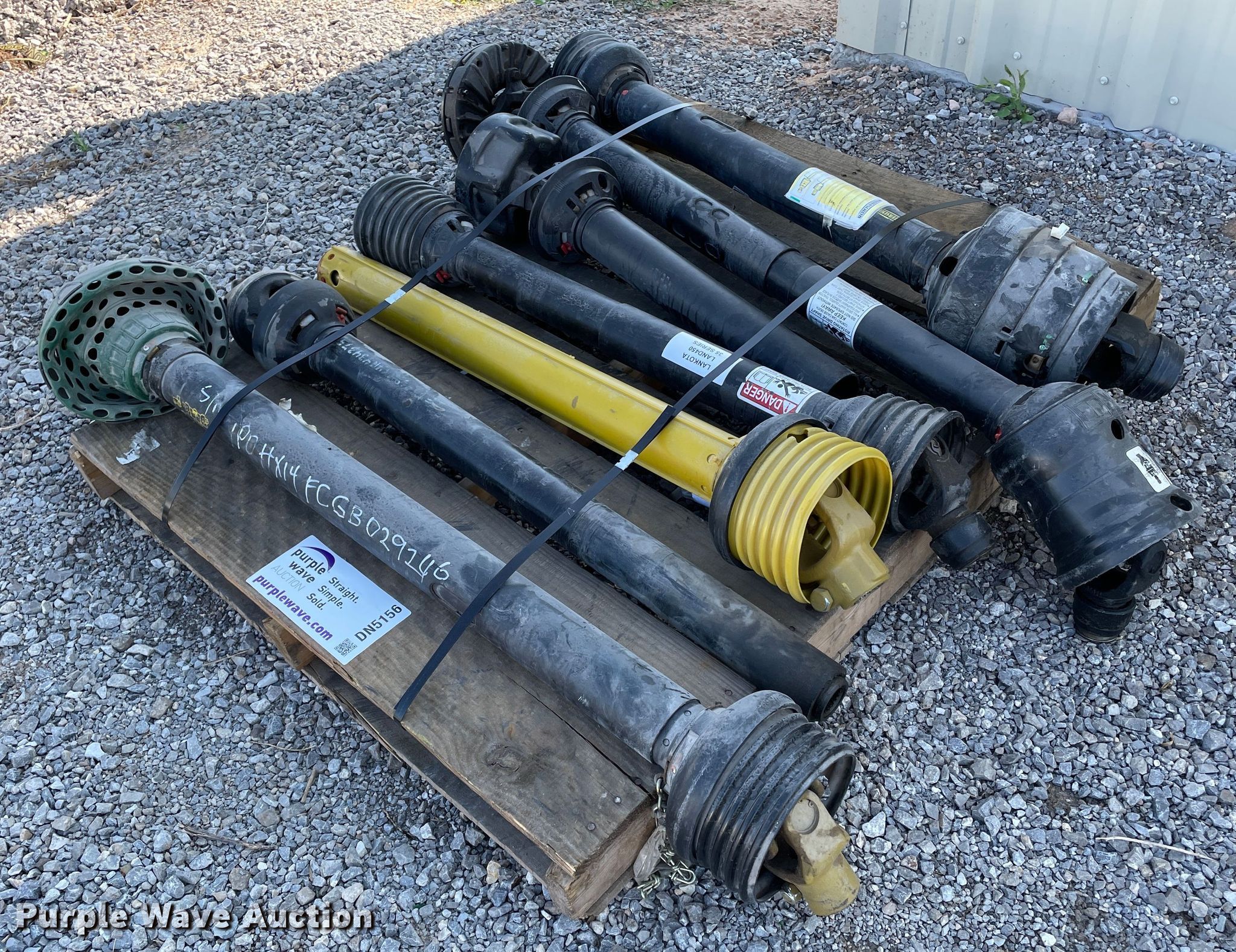 (7) PTO drivelines in Amarillo , TX | Item DN5156 sold | Purple Wave