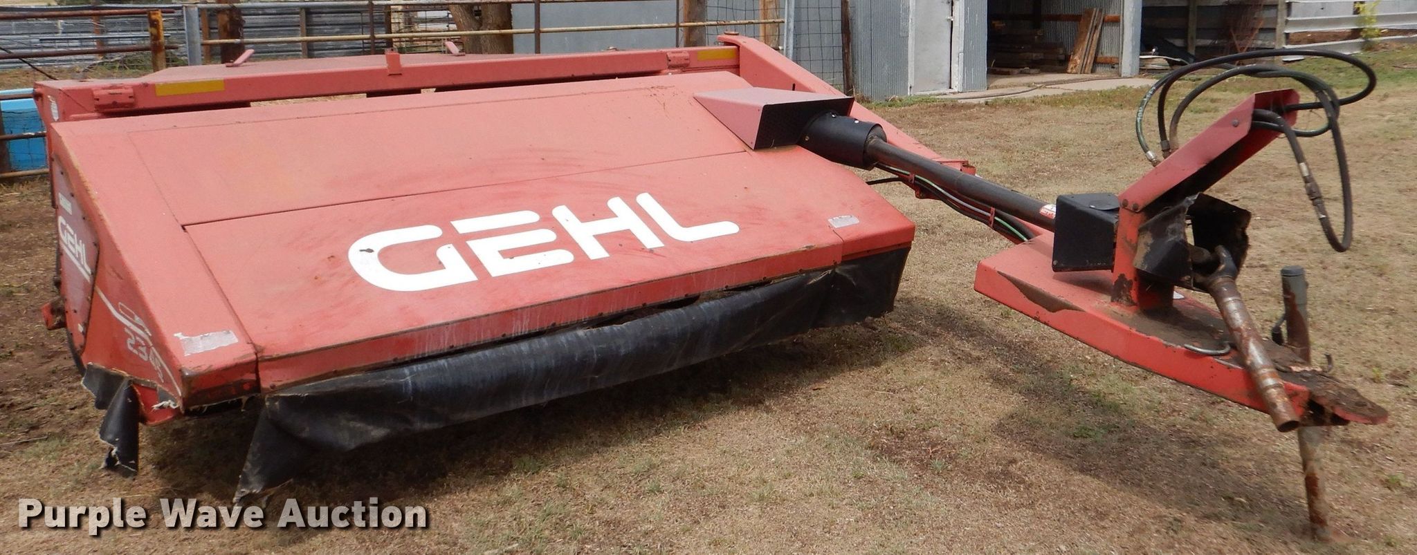 Gehl DC2345 windrower in Dodge City, KS | Item LB9914 sold | Purple Wave