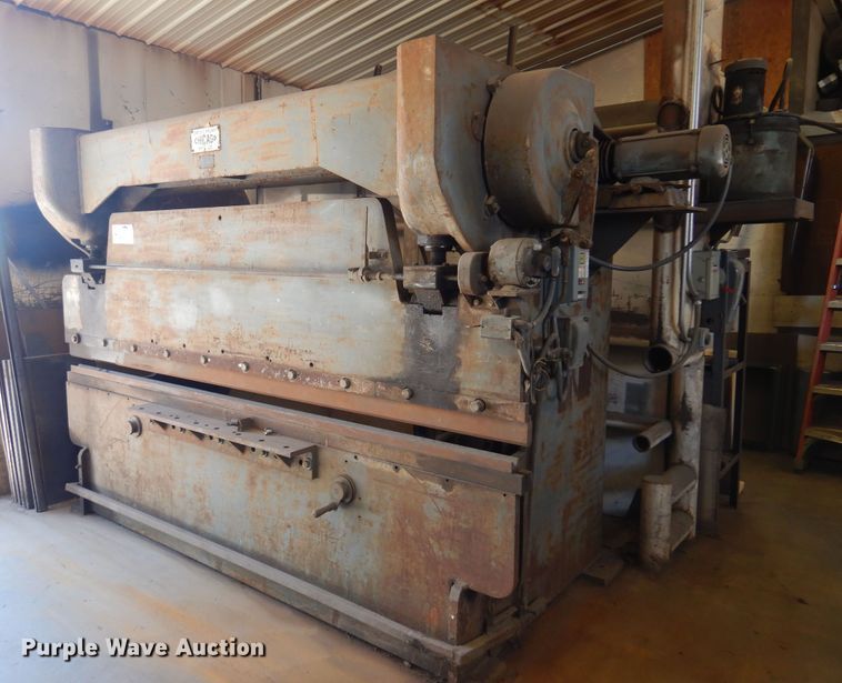 Chicago 8L10 press brake in Severy, KS | Item DB7782 sold | Purple Wave