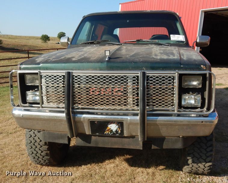 1988 GMC Jimmy SUV in Miltonvale, KS | Item DM3047 sold | Purple Wave